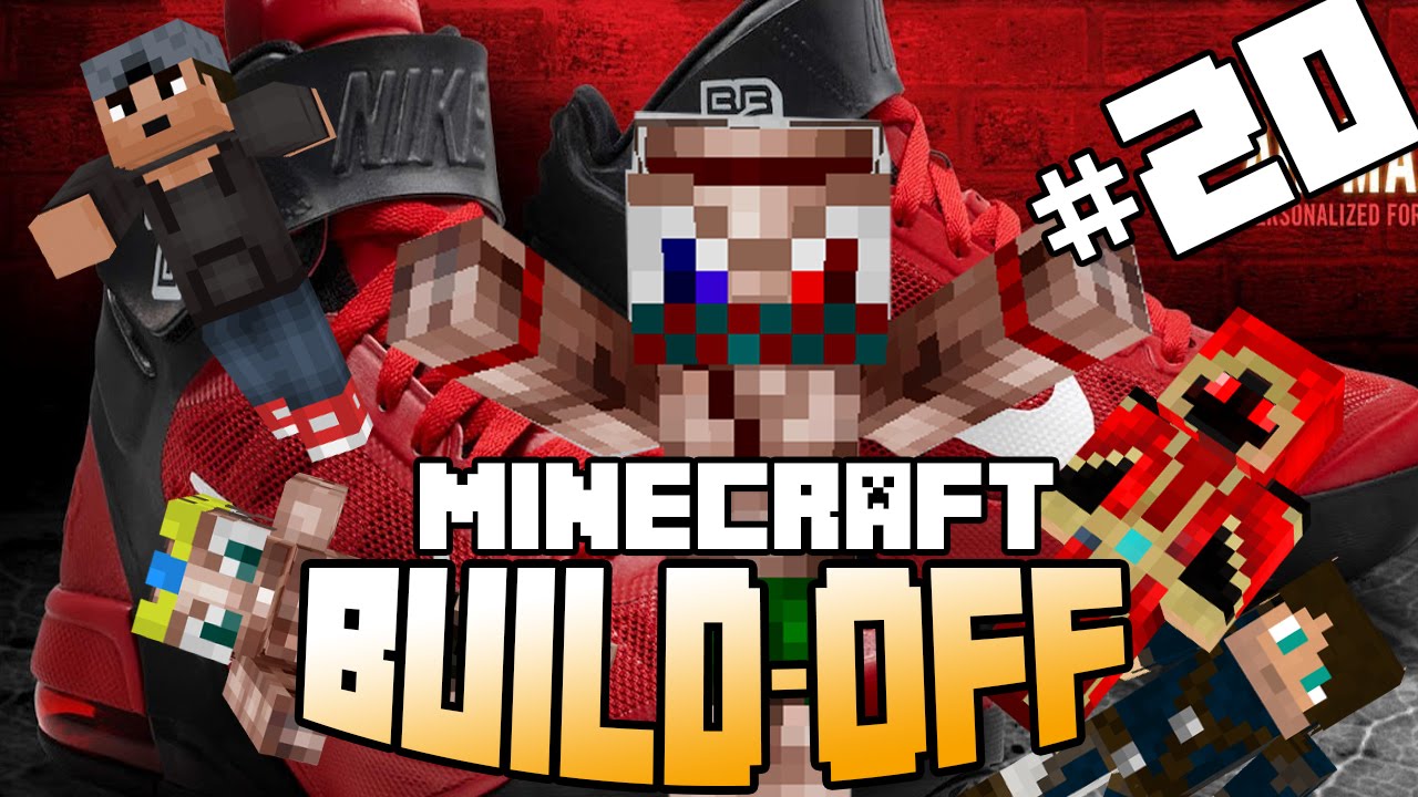 Minecraft Build Off #20 - DE MOOISTE SCHOEN! - YouTube