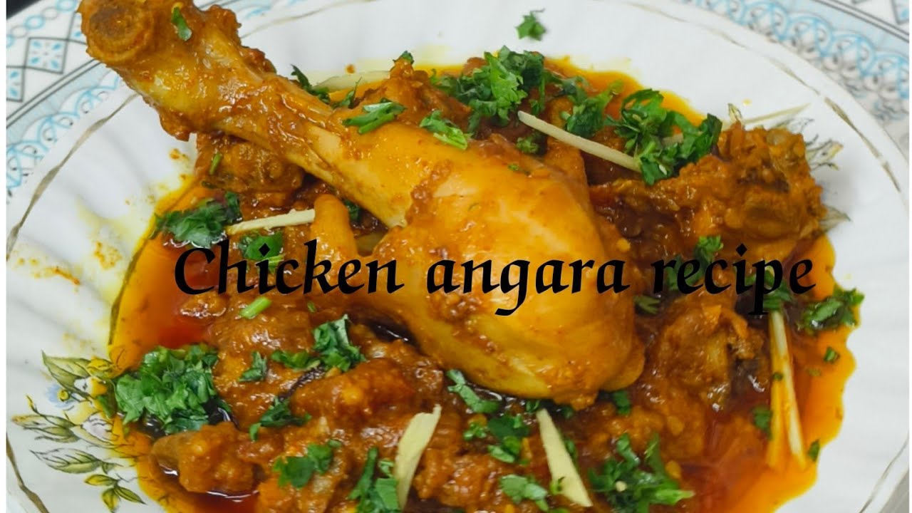 Restaurant style chicken angara recipe / chicken spicy gravy / chicken ...