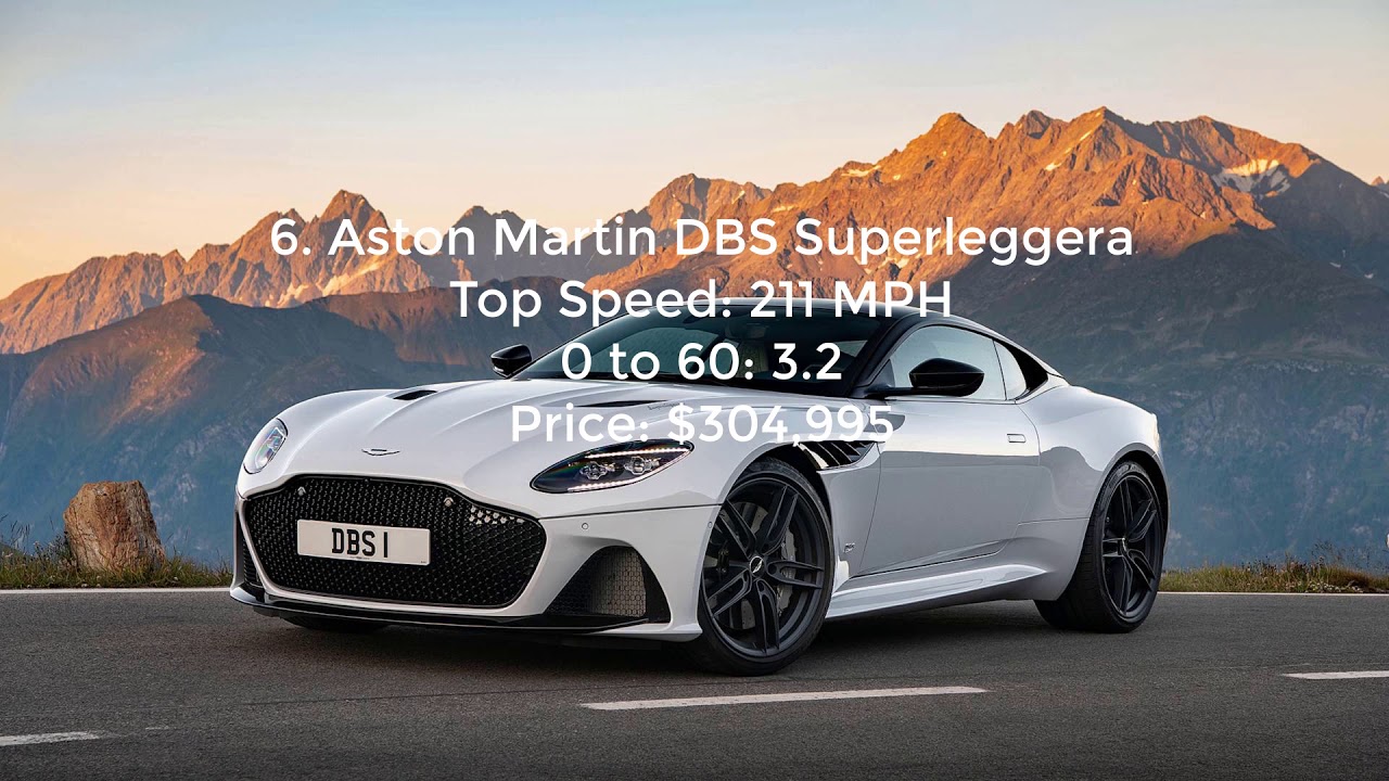TOP 10 Fastest Production Cars 2019 with Top Speed and Price - YouTube