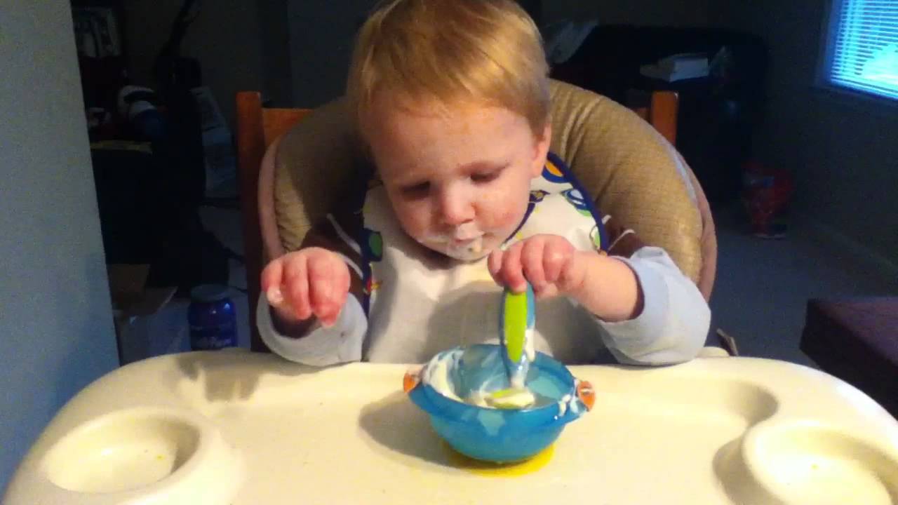 Messy yogurt - YouTube