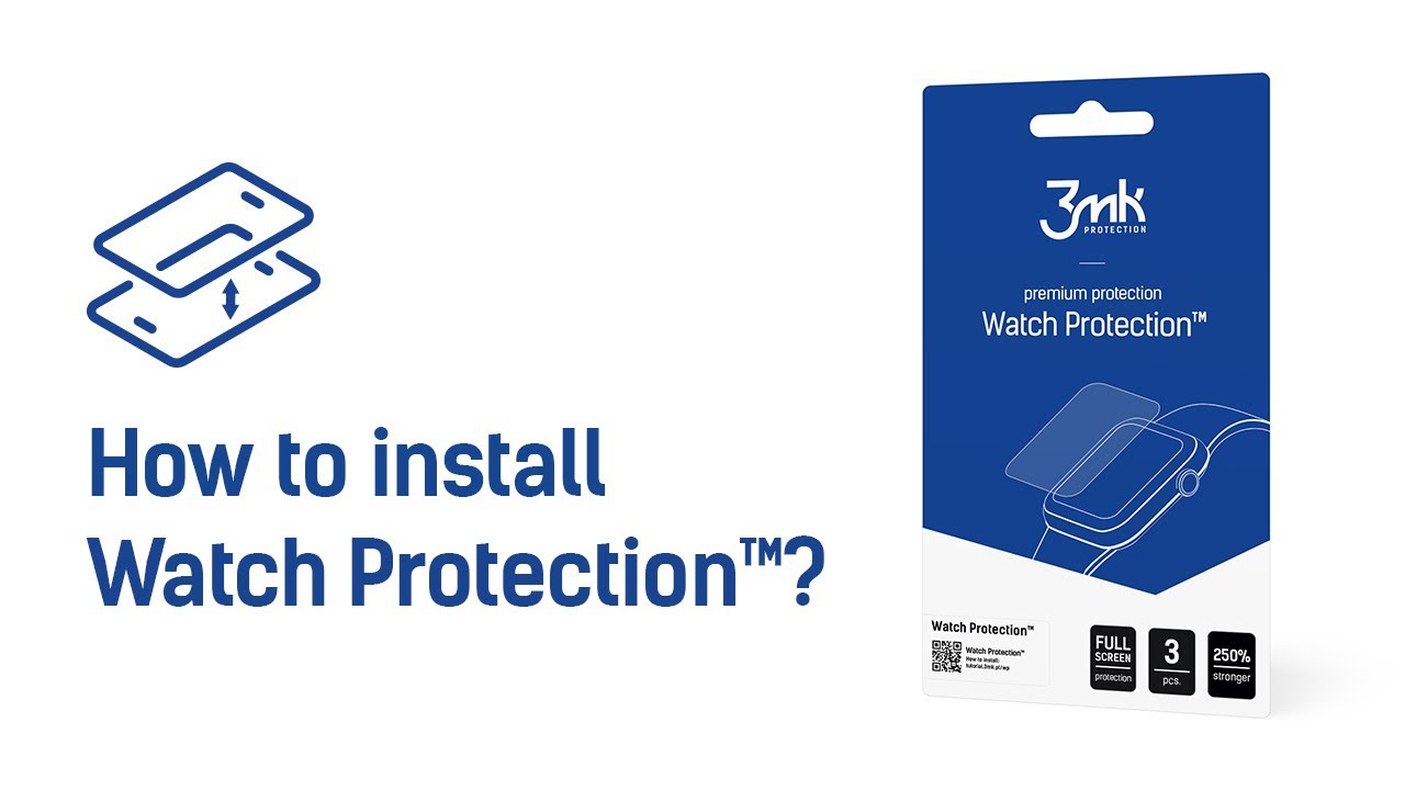 3mk Watch Protection™/ Wet installation – How to install? - YouTube