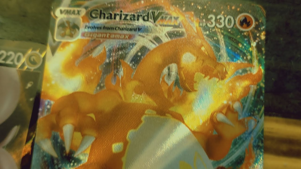 first video got a charizard vmax darkness and ablaze - YouTube