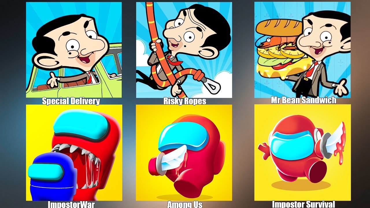 Impostor Survival,Among Us,Special Delivery,Mr Bean Sandwich,Амонг Ас ...