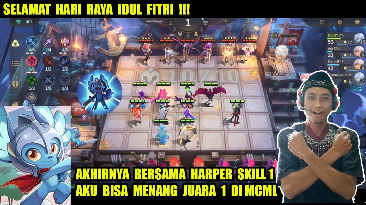 Juara 1 Dengan Harper Skill 1 - Magic Chess Mobile Legends # ...