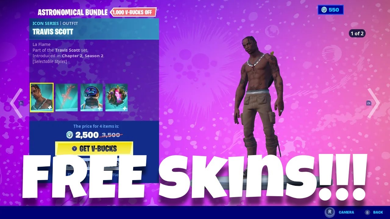 How to Get Travis Scott Skin for FREE in Fortnite!!!(FREE SKINS) JULY ...
