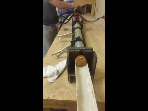 Thompson engineering sample extruder - YouTube