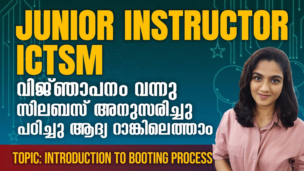 Junior Instructor | ICTSM | Kerala PSC | Notification | Introduction to ...