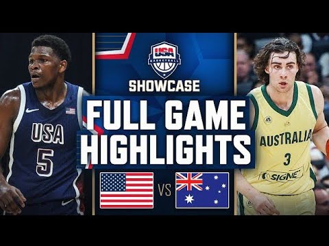 Team USA Basketball Showcase: Highlights from US vs. Australia ...
