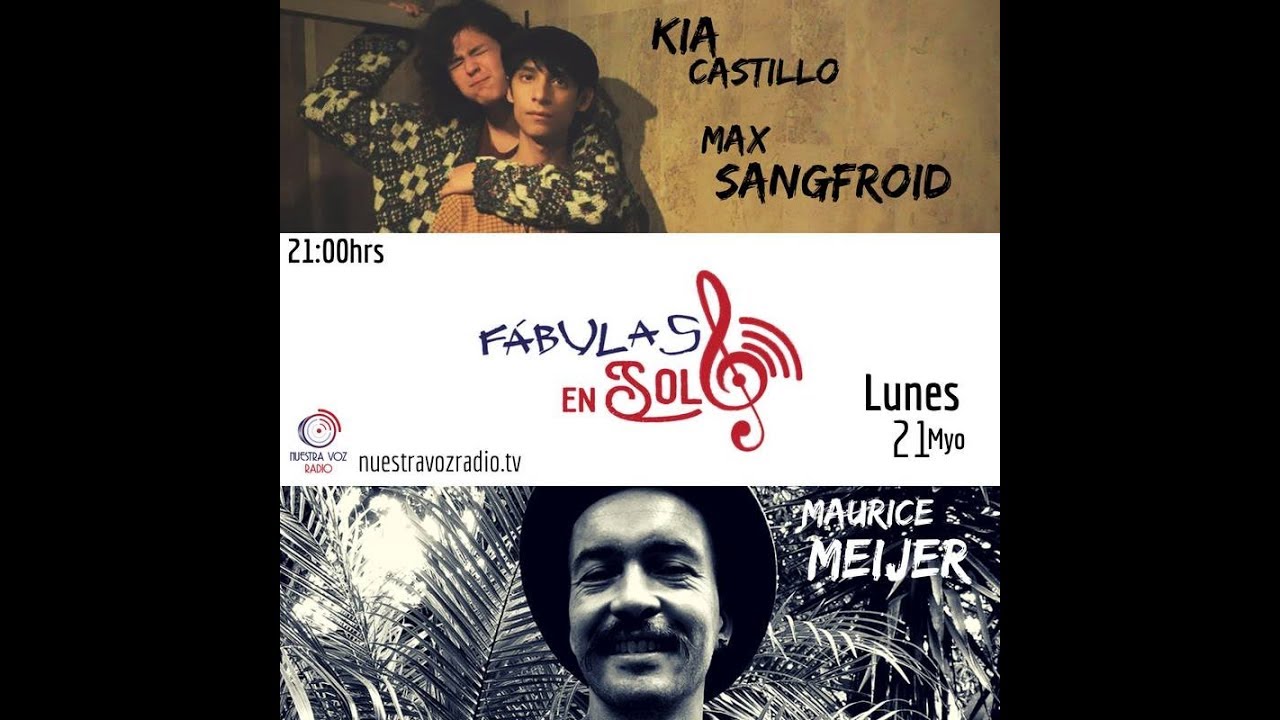 Kia Castillo, Max Sangfroid y Maurice Meijer (Alemania) poeta viajero ...