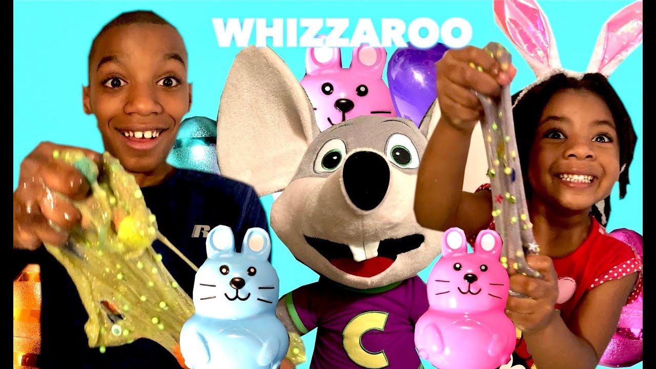Don't Choose the Wrong Easter Egg Slime Challenge with Chuck E Cheese ...