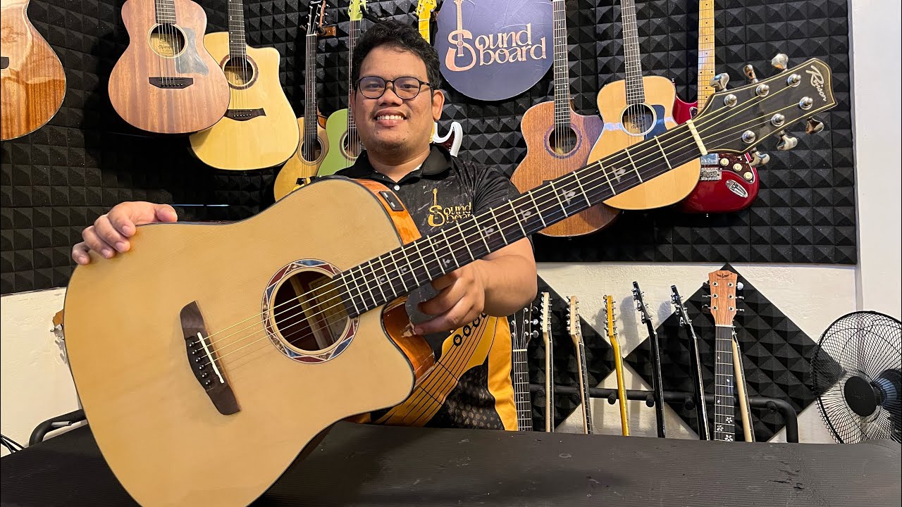 RUISON R418-NEQ SOLID SPRUCE TOP ACOUSTIC ELECTRIC GUITAR | GUITAR ...