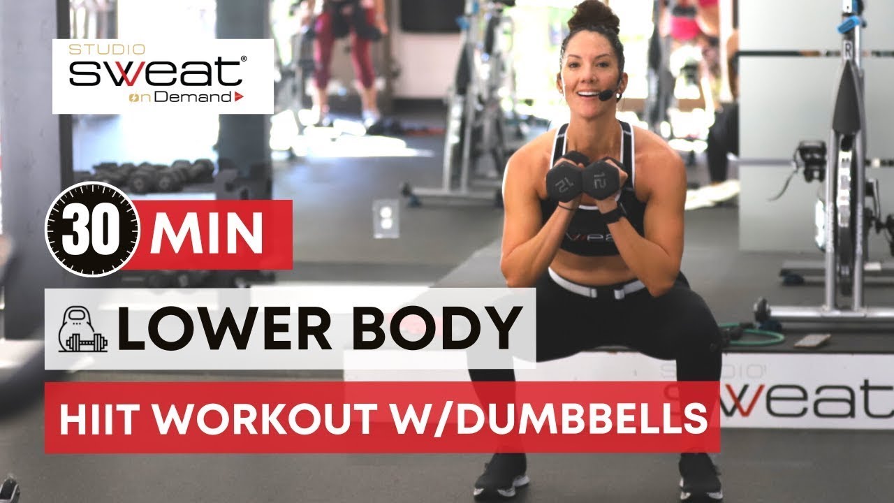 30 Minute Glute & Leg HIIT Workout | INTENSE HIIT Lower Body (+Upper ...