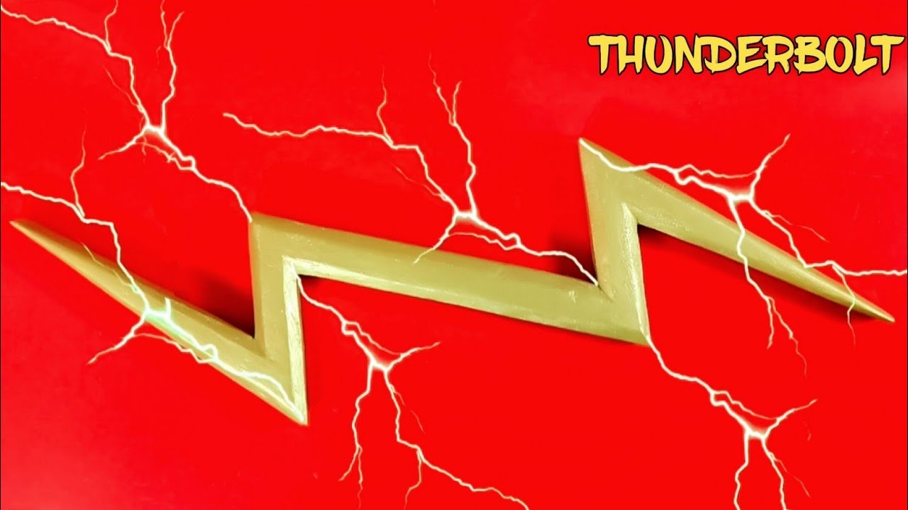 How To Make Zeus Thunderbolt From Thor Love and Thunder | Cardboard DIY ...