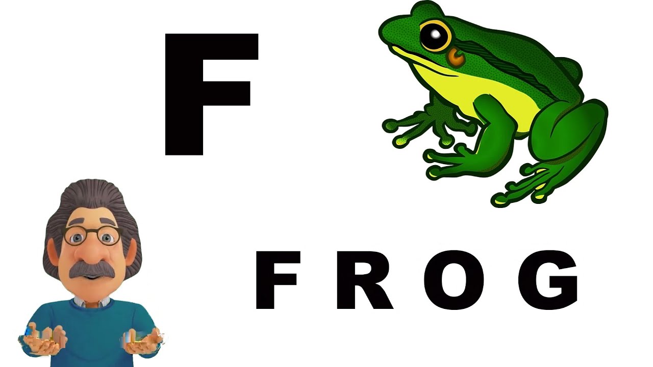 The Letter F || Alphabets, ABCD, A for apple B for ball, | nursery ...