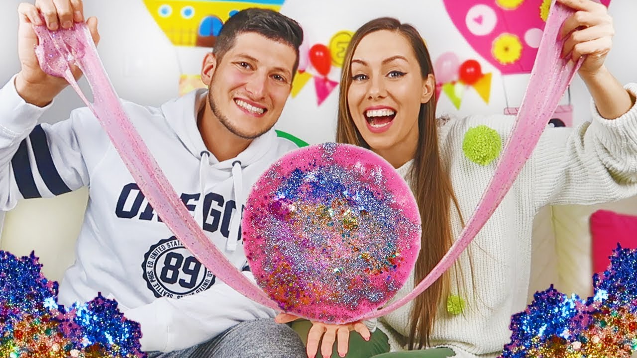 PRAVIMO JEDNOROG SLAJM DIY TUTORIJAL - YouTube