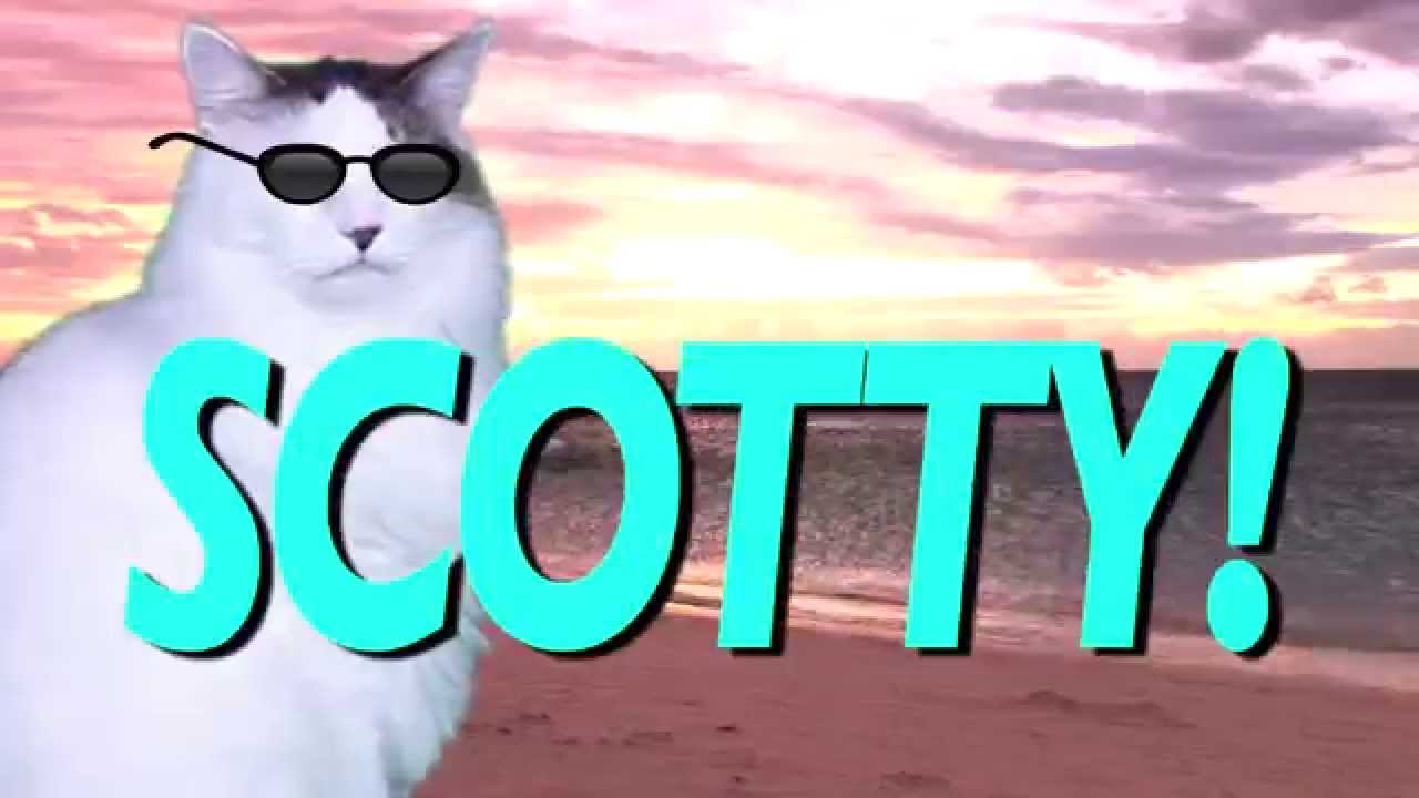 HAPPY BIRTHDAY SCOTTY! - EPIC CAT Happy Birthday Song - YouTube