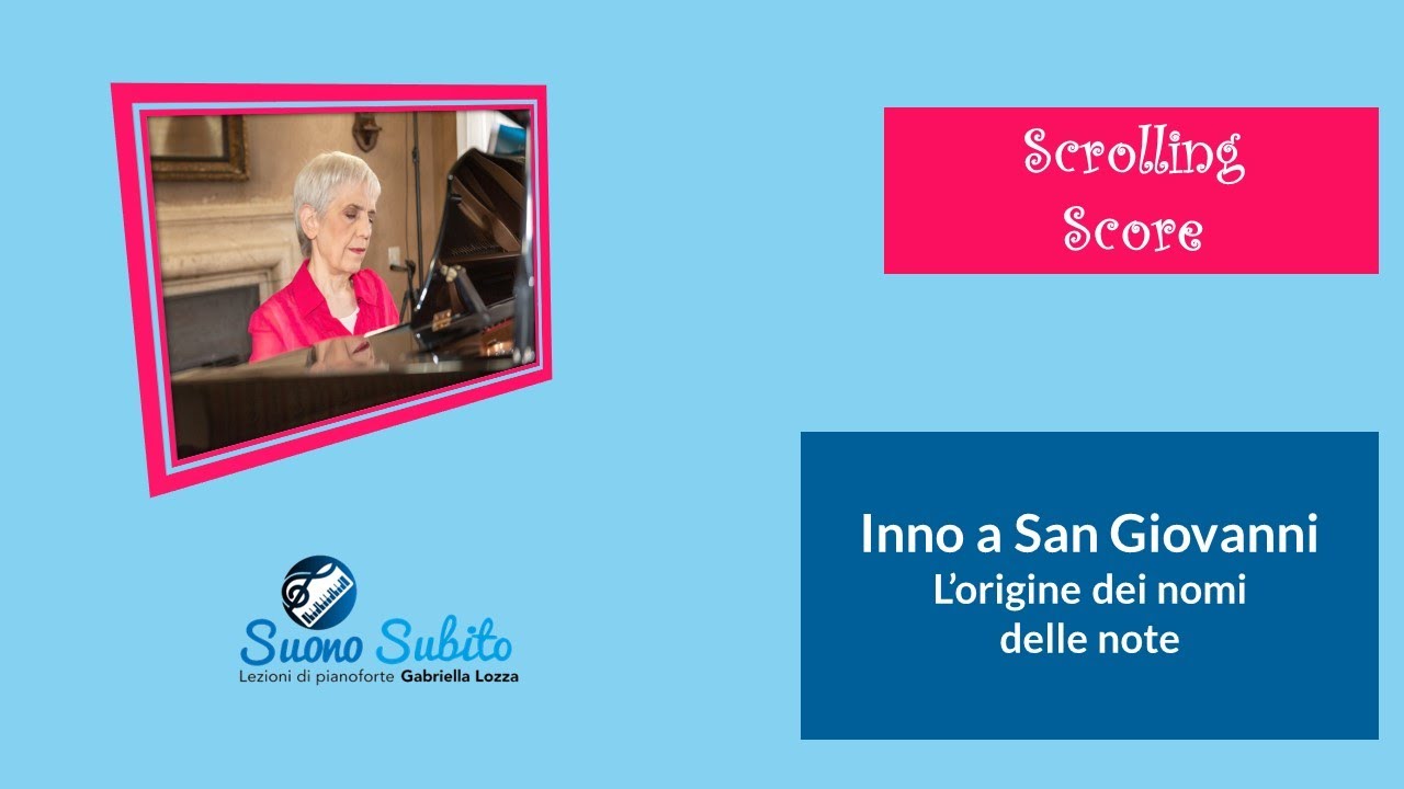 L'origine dei nomi delle note - Inno di San Giovanni - YouTube
