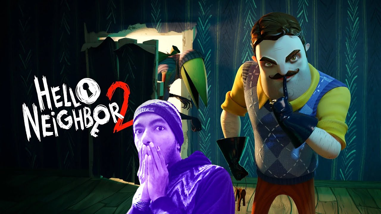 My neighbor is Psycho - HELLO NEIGHBOUR 2 GAMEPLAY #1 - YouTube