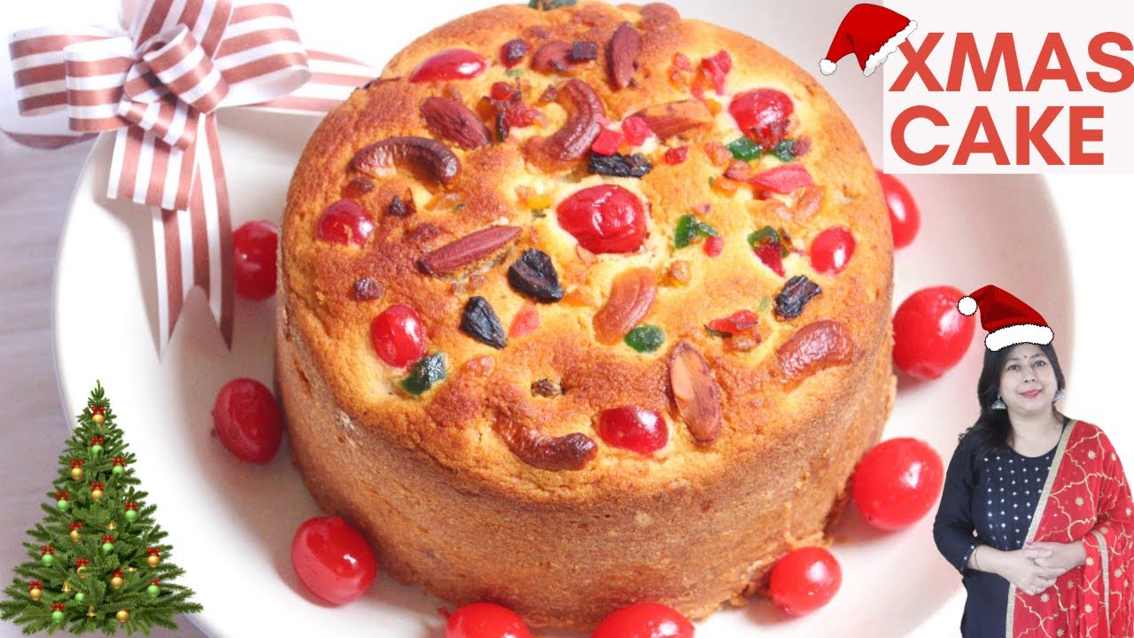 Dry Fruit Christmas Cake Recipe without Oven | Xmas cake at Home ...