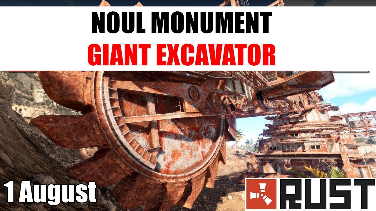 NOUL MONUMENT DIN RUST - GIANT EXCAVATOR PIT - 1 AUGUST UPDATE - YouTube