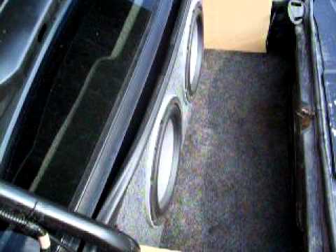 Alpine MRV-1507, MRV-F407, 2-12" Type-R in a '92 Saturn SL2 to "Throw ...