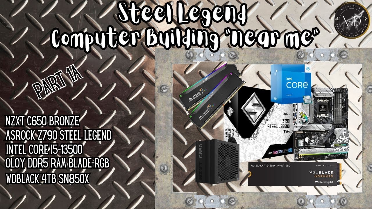 PART 1A LIVE - Steel Legend Computer Build Near Me - Friday Oct 27 ...