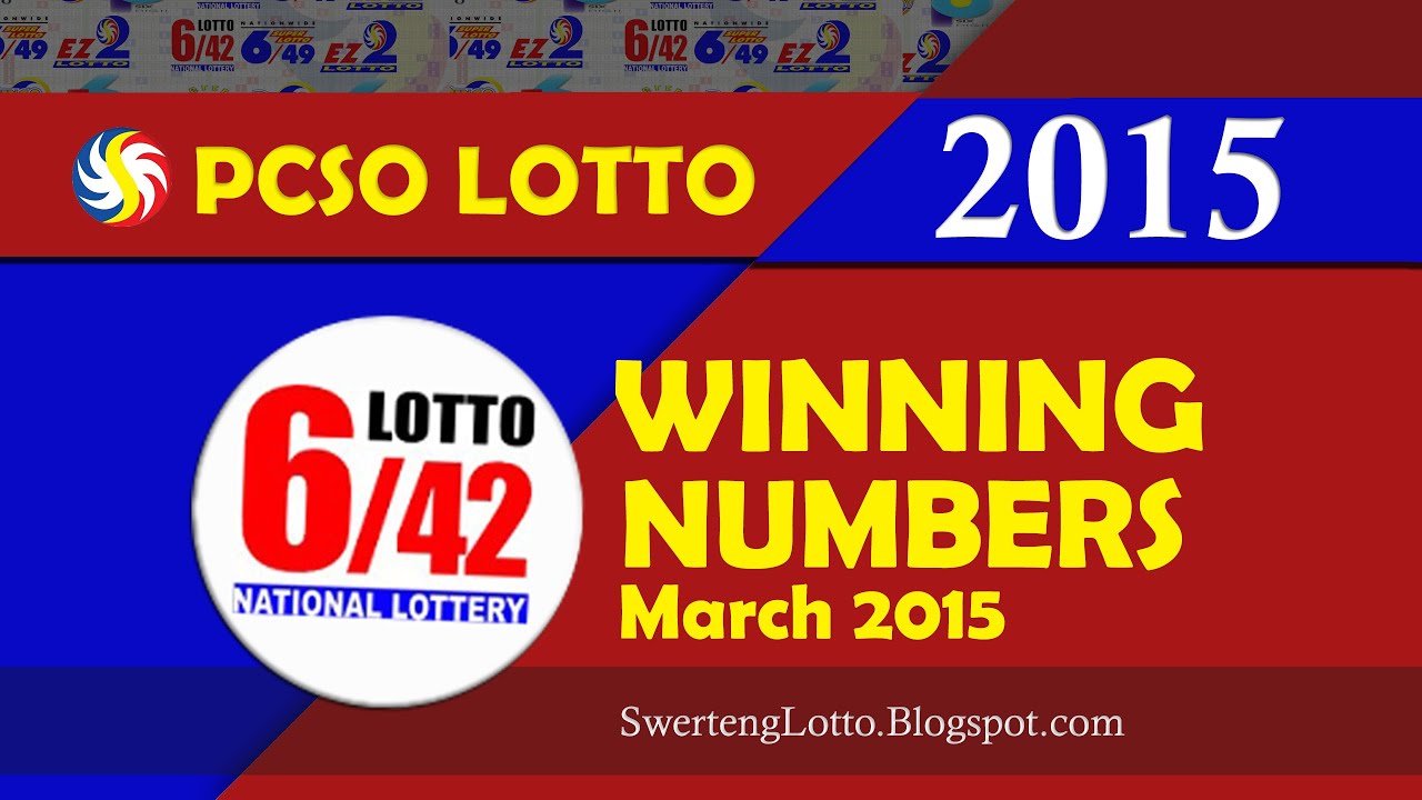 6 42 Lotto PCSO Lotto Top 12 Winning Numbers March 2015 - YouTube