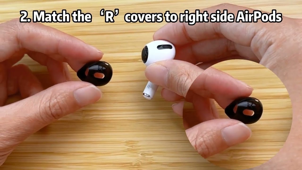 How to install Airpods 2 tips - YouTube