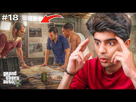 WE PLANNED THE BIGGEST BANK ROBBERY | GTA 5 PART 18 (HINDI DUBBED)