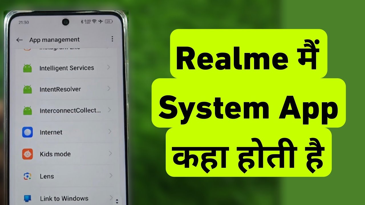 Realme Me System App Kaha Hai | How To Find System Apps In Realme - YouTube