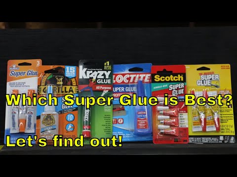 Which Super Glue Brand is the Best?  Let's find out!