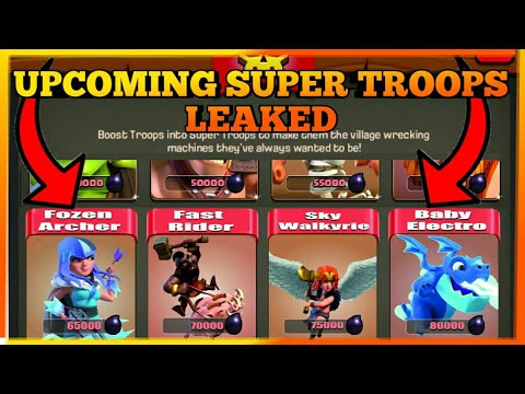 NEW UPCOMING SUPER TROOPS 💯% CONFIRM !! CLASH OF CLANS - YouTube
