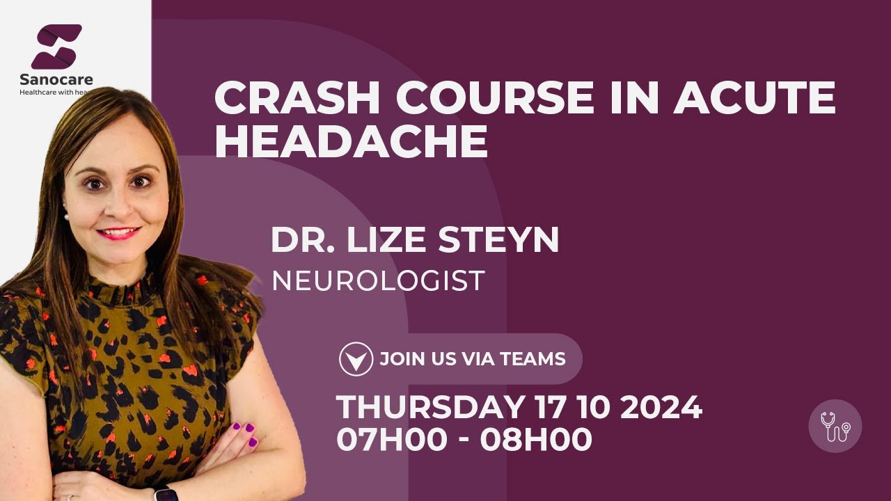 Sanocare Breath of Hope with Dr Lize Steyn Neurologist on Crash Course ...