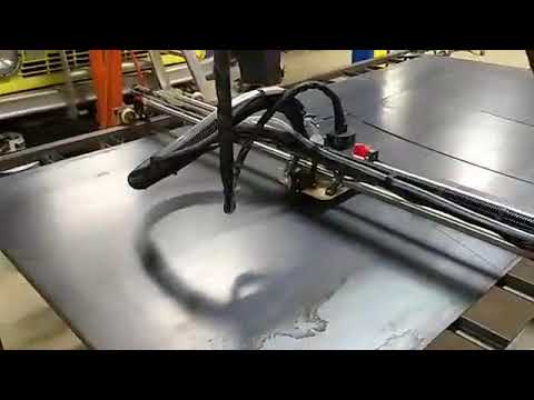 Mpcnc lowrider cutting out legs for metal table. - YouTube