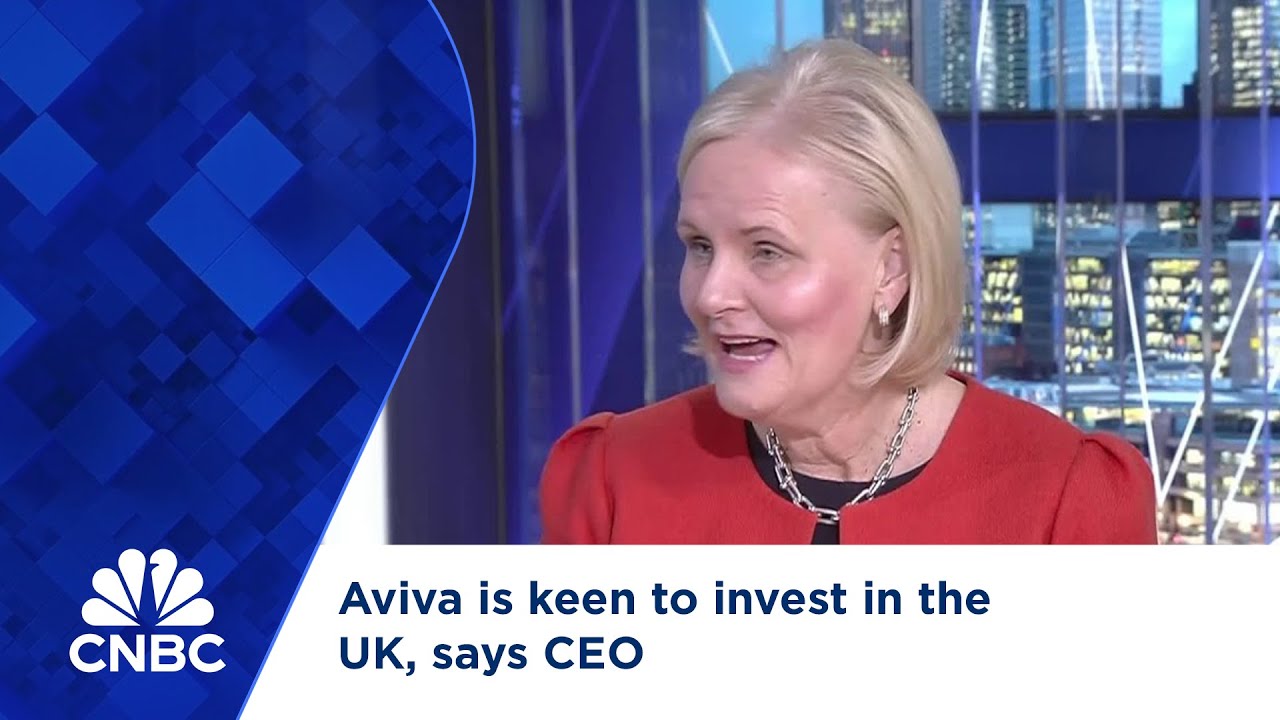 Aviva is keen to invest in the UK, says CEO - YouTube
