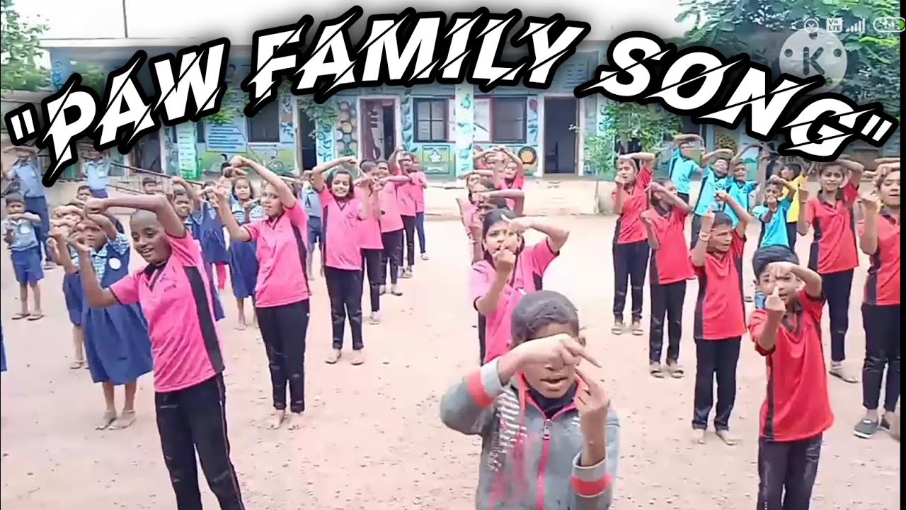 paw family song| English song with action| finger family poem| finger ...