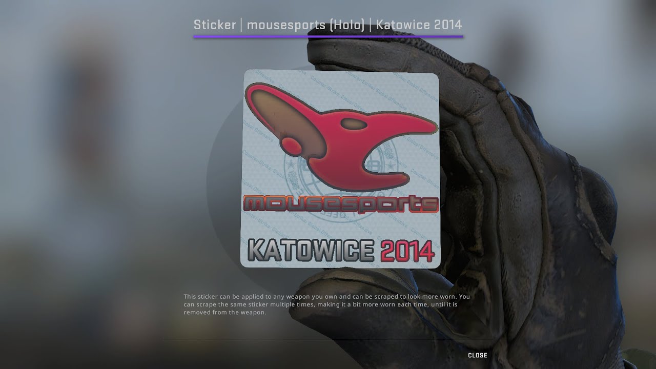 Getting Sticker | mousesports (Holo) | Katowice 2014, Sticker | Fnatic ...
