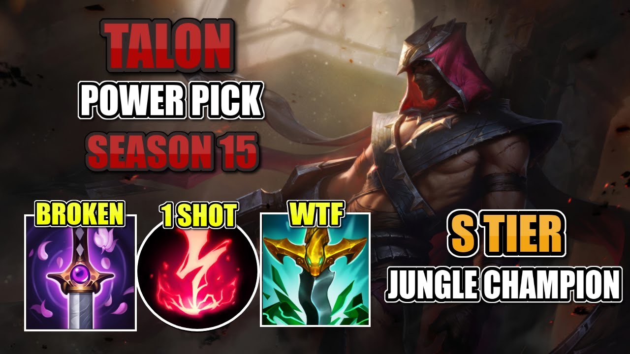 HOW TO PLAY TALON JUNGLE IN SEASON 15 (DEMON ONE SHOT) | TALON JNG ...