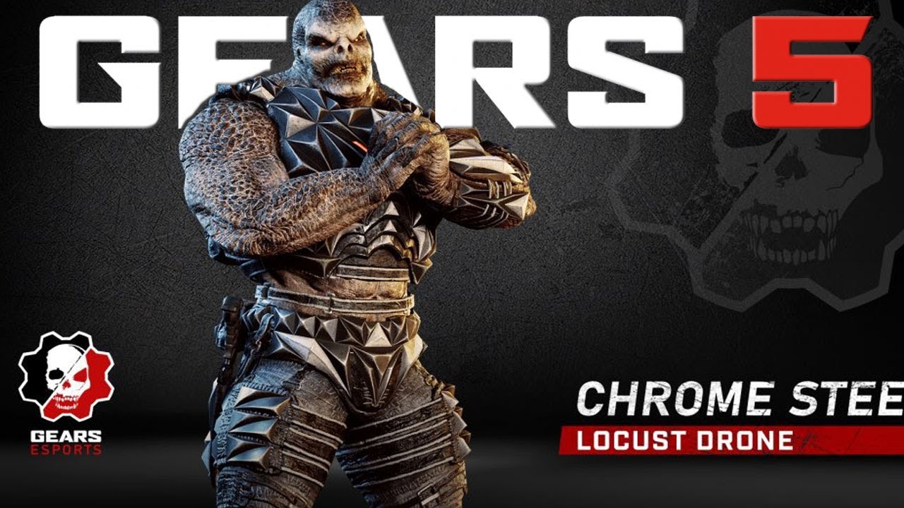 GEARS 5 Chrome Steel Drone Character Gameplay - YouTube