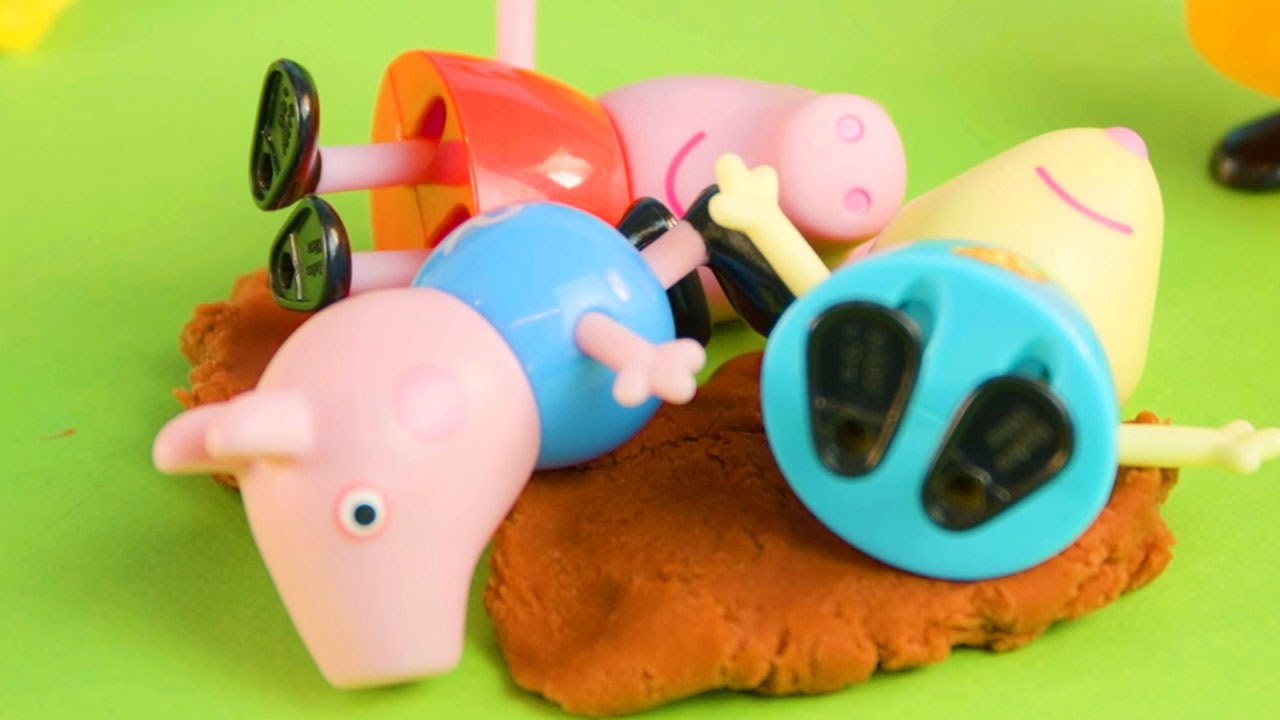 Peppa Pig in a Messy Petting Farm | Peppa Pig Stop Motion | Peppa Pig ...