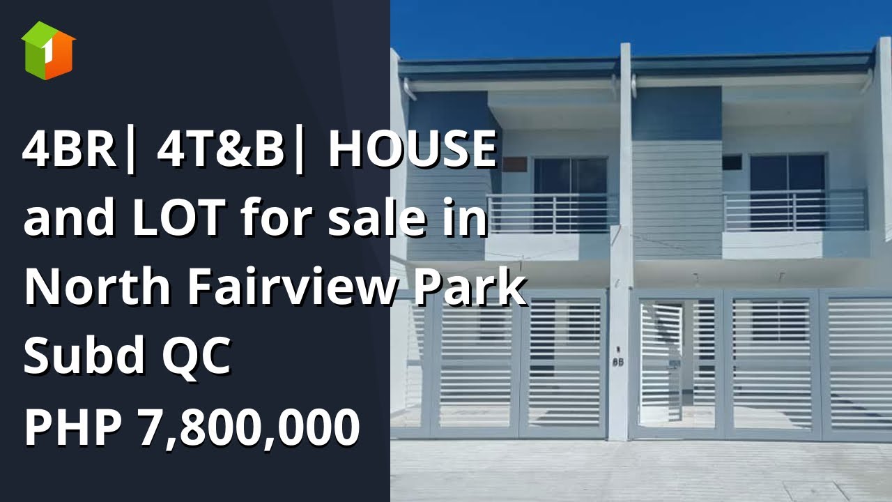 4BR| 4T&B| HOUSE and LOT for sale in North Fairview Park Subd QC - YouTube