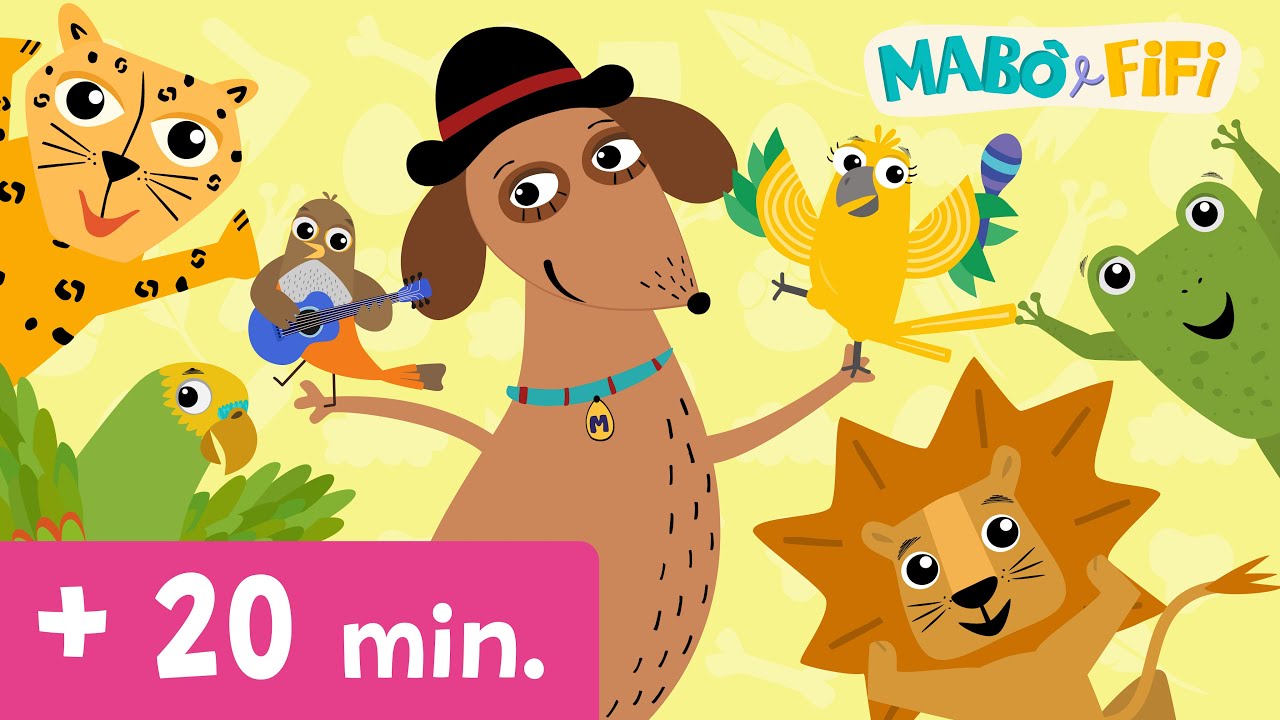 MABÔ E FIFI E OS ANIMAIS | videoclipes e brincadeiras musicais infantis ...