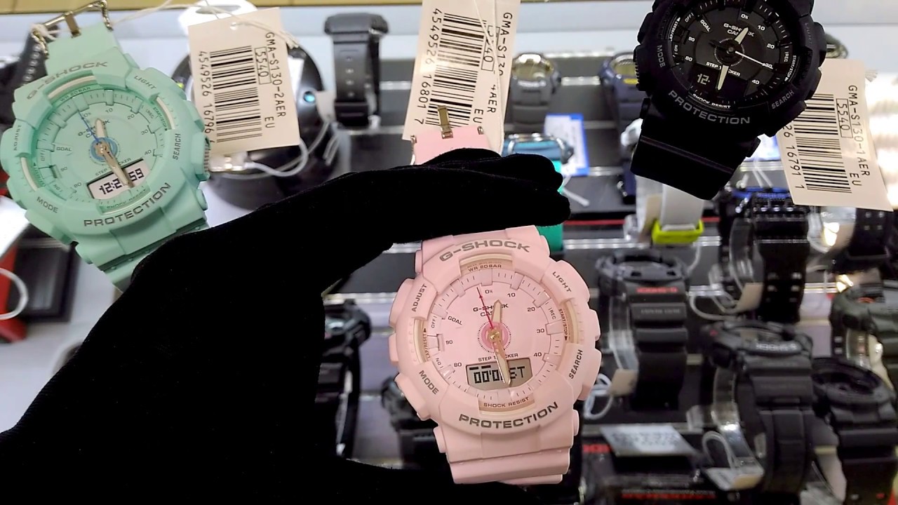 CASIO G-SHOCK SMA-S130-4AER - YouTube