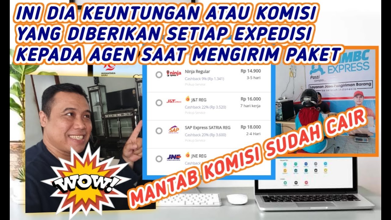 Berapa Komisi Atau Keuntungan Jadi Agen Multi Express - YouTube