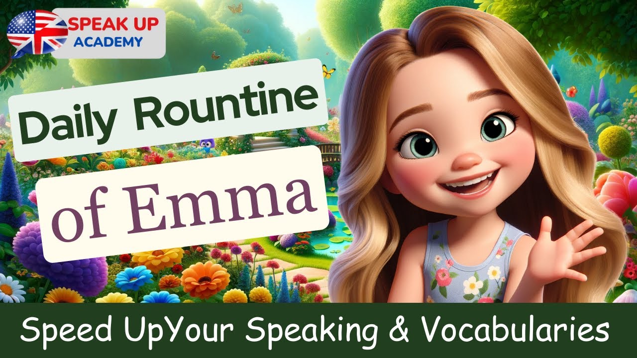 Daily Routine of Emma | Improve your English | Learning English | Daily ...