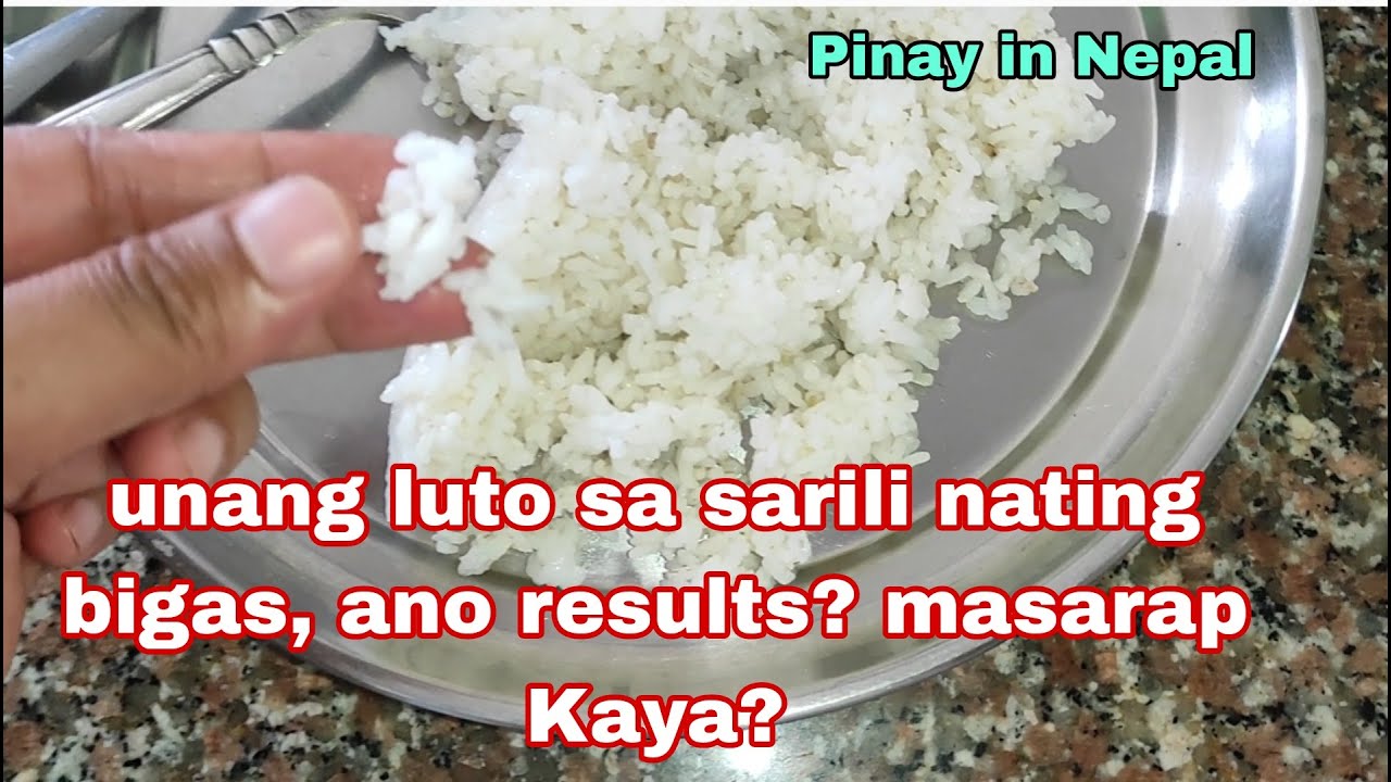 unang luto sa sarili namin bigas.. - YouTube