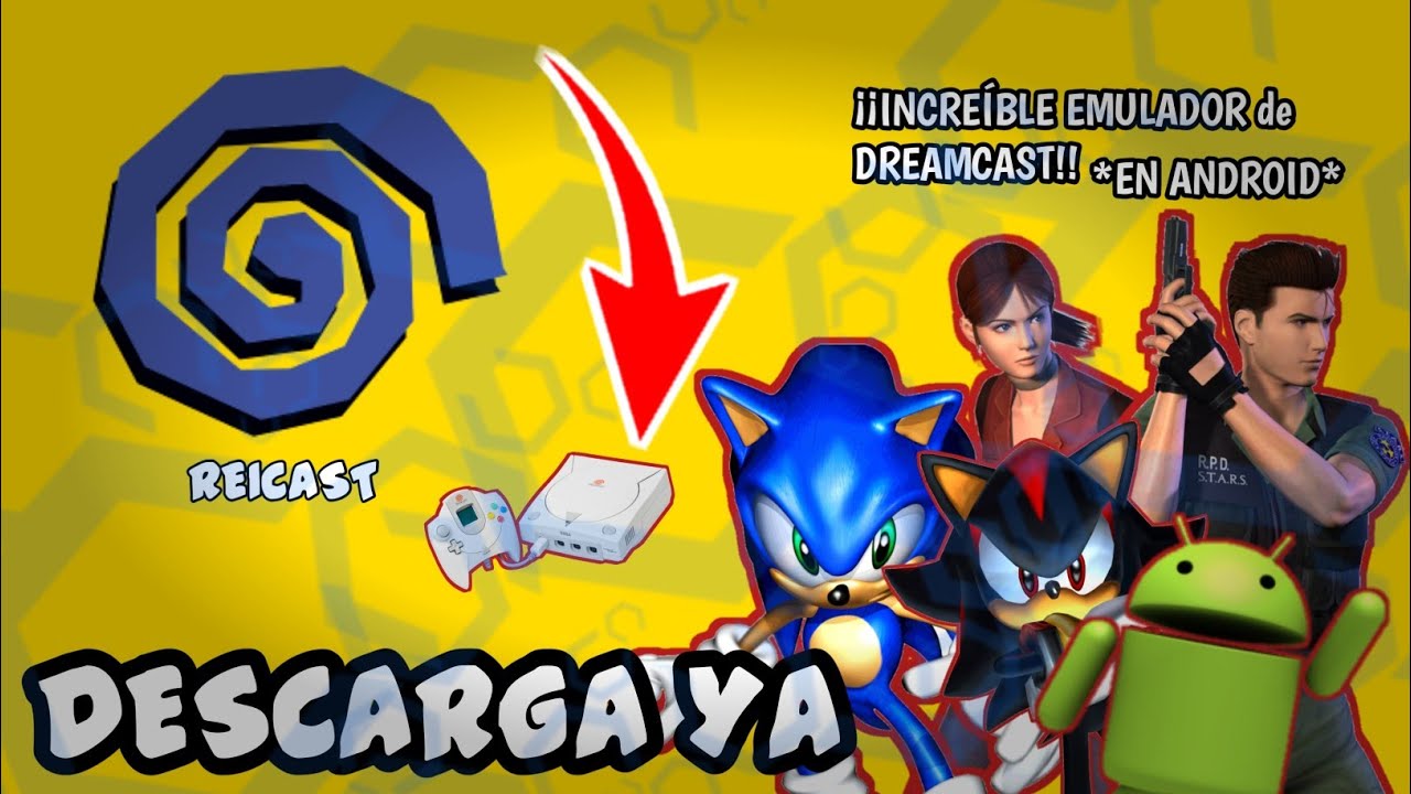 ¡INCREÍBLE!🕹️| MEJOR EMULADOR de DREAMCAST para ANDROID 2024 - REICAST ...