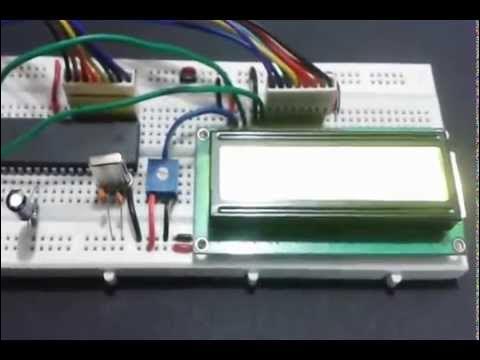 8051 Microcontroller Tutorial-Displaying Custom Animation on LCD using ...