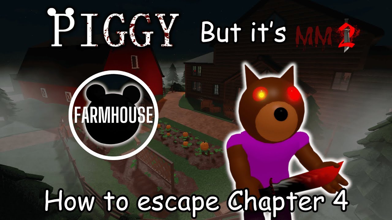 How to escape Farmhouse Chapter 4 in Piggy but it’s MM2 - YouTube