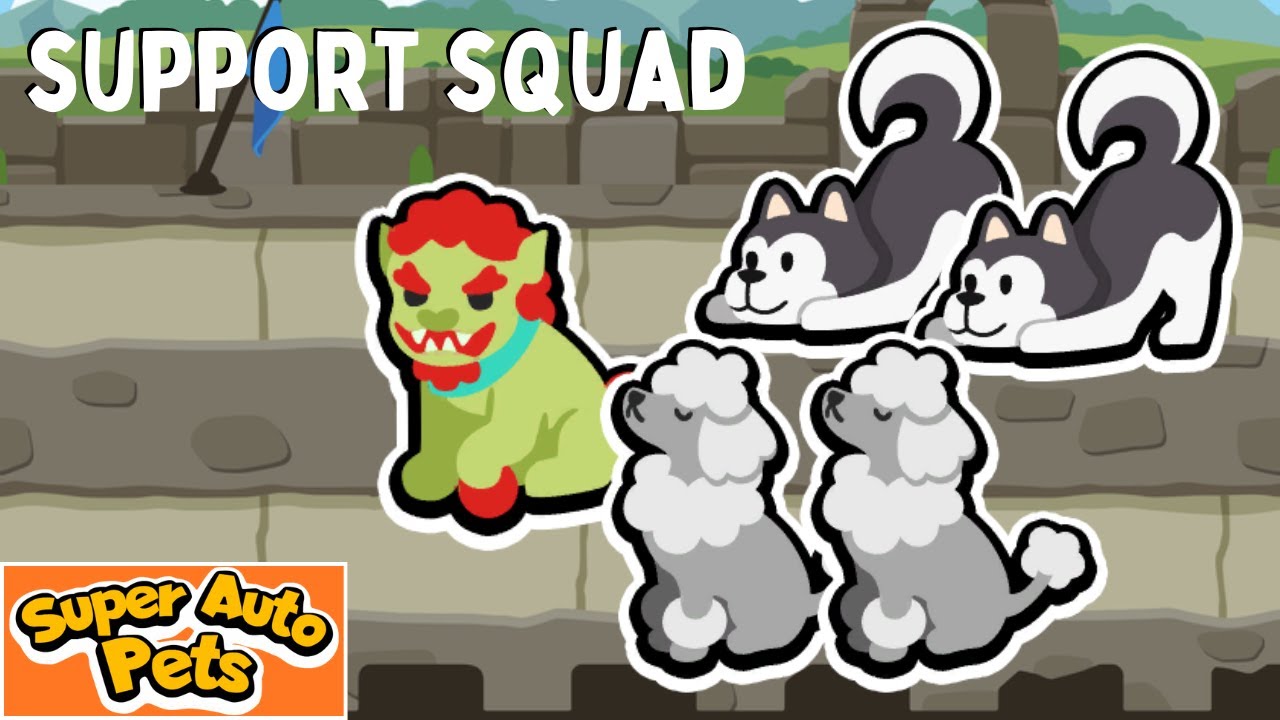 SUPER SUPPORT DOGGOS | [Super Auto Pets] - YouTube